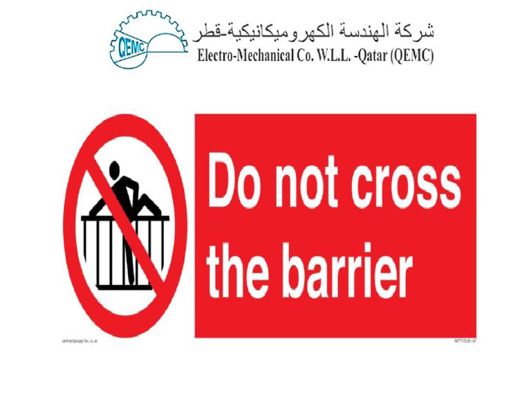 Do Not Cross The Barrier | PDF