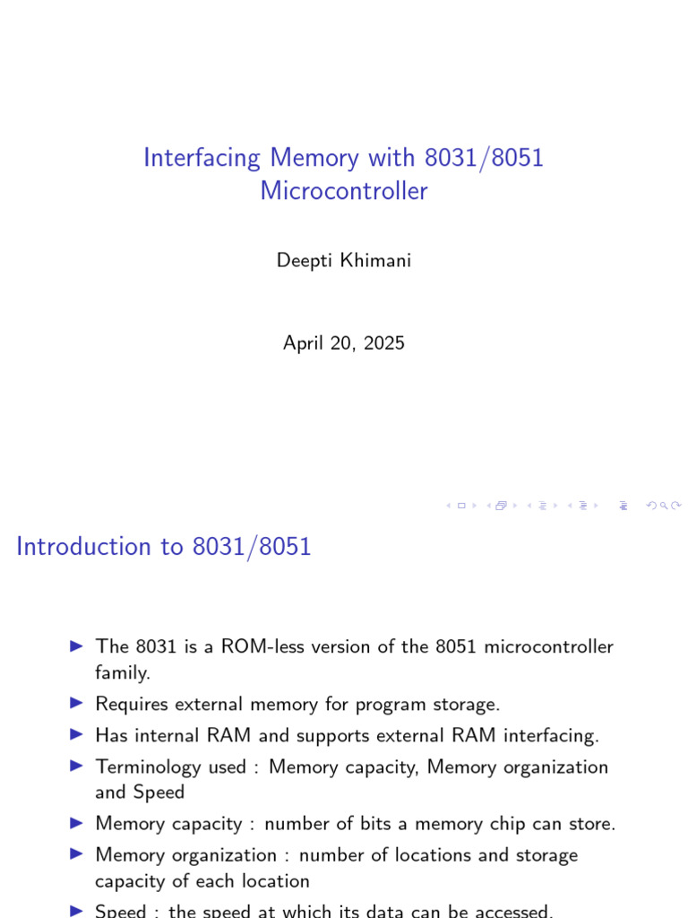 Memory Interfacing | PDF | Random Access Memory | Computer Memory