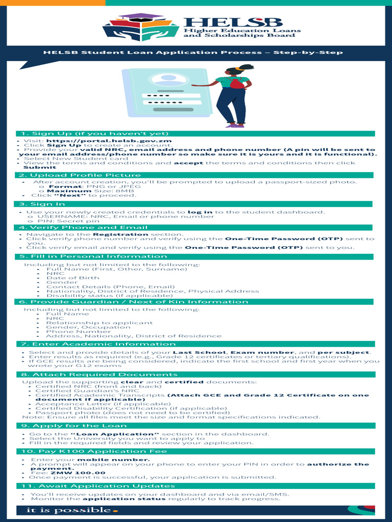 HELSB Student Loan Application Guide | PDF