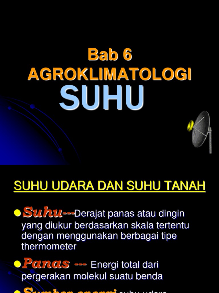 Bab 6 - Lingkungan Biotik Dan Abiotik - SUHU DAN KELEMBABAN BARU | PDF