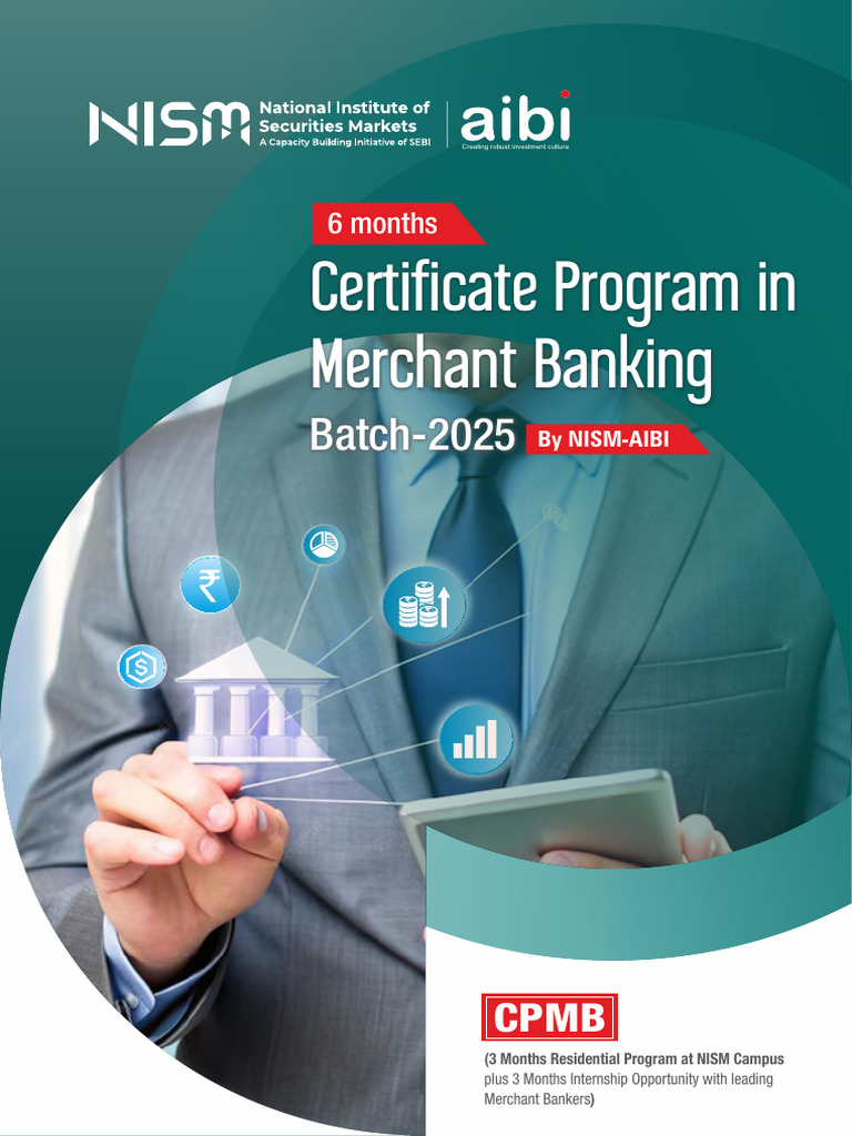 NISM - AIBI Certificate Program in Merchant Banking | PDF | Master Of Business Administration | Fee