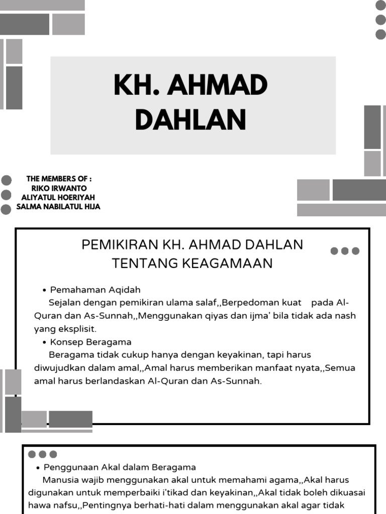 Kh. Ahmad Dahlan | PDF