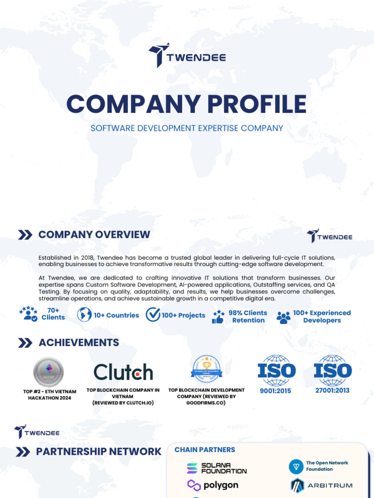 Twendee - Company Portfolio - April 2025 | PDF | Artificial ...