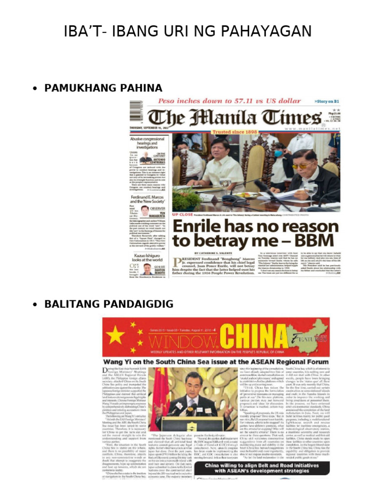 PAHAYAGAN NG News | PDF