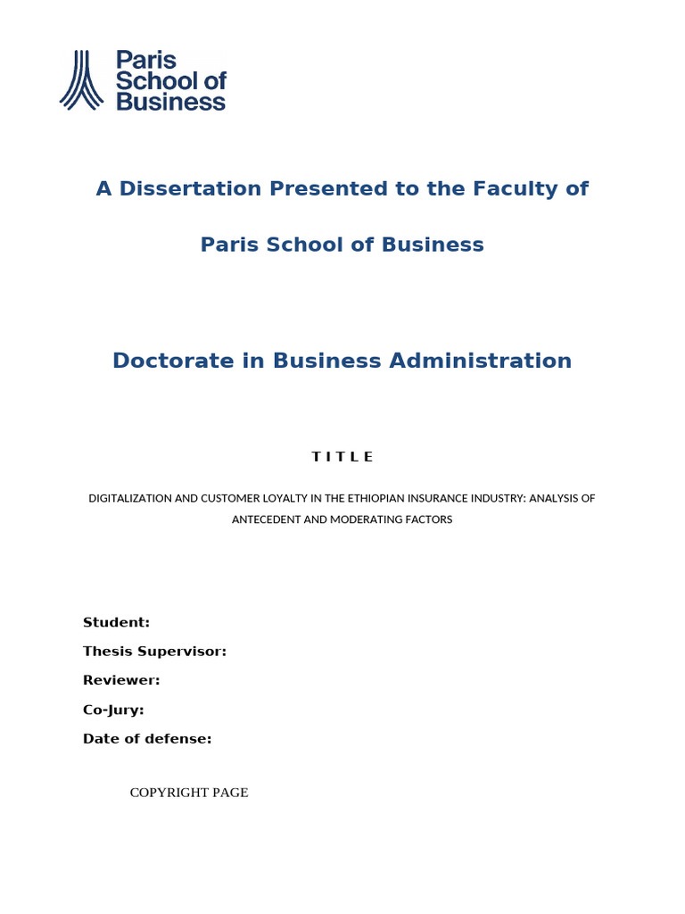 Edited Complete Thesis | PDF | Insurance | Customer Experience