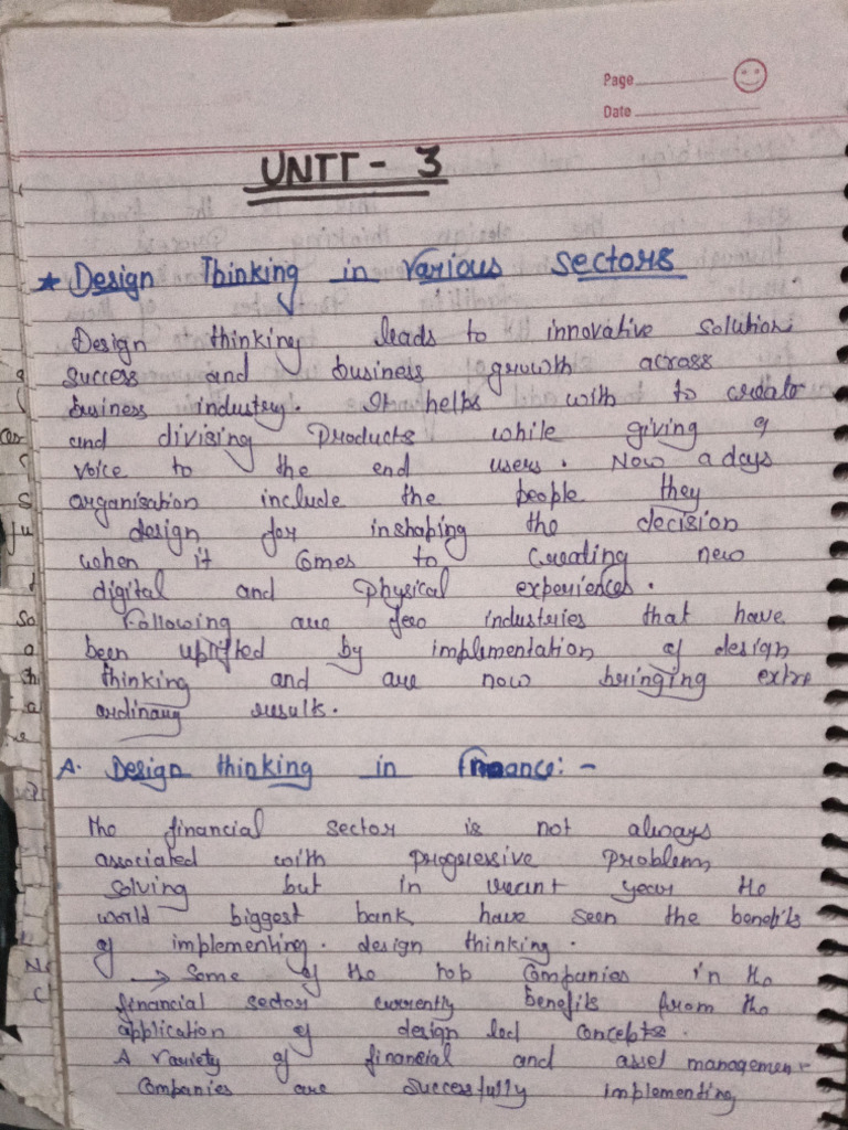 Design Thinking Unit 3 | PDF