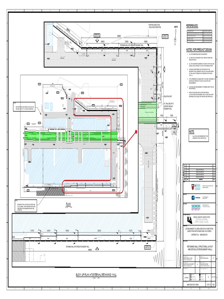 4662-CM-5100-V-0649 Sh.1of10 | PDF | Precast Concrete | Wall