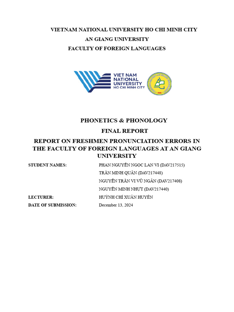 Report Phonetics 04 Chapter 3 | PDF | Consonant | Vowel