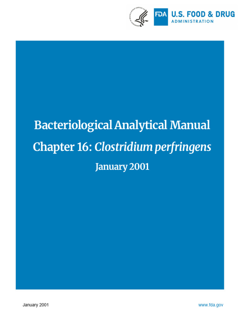 Clostridium Perfringens Bam Chapter16 January2001 | PDF