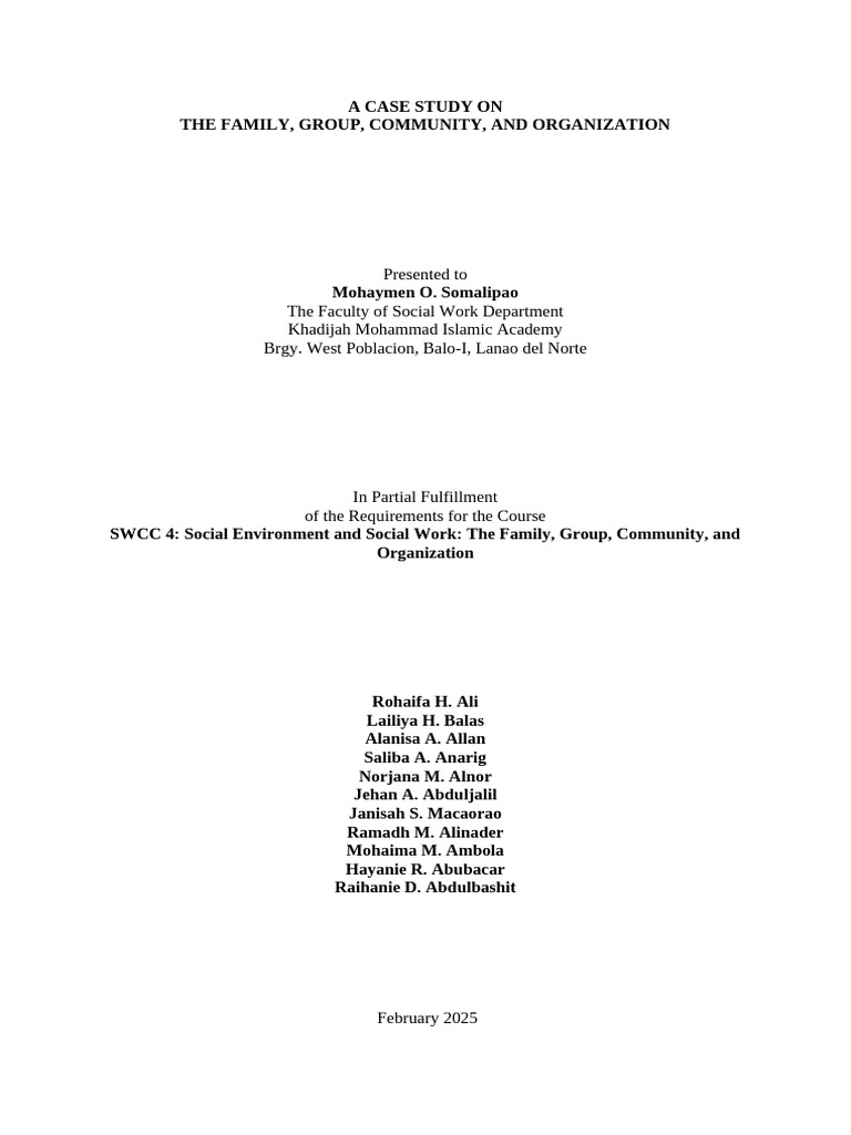 Group-1last Presentor Solo Parents Case Study 110041 | PDF | Cost Of ...