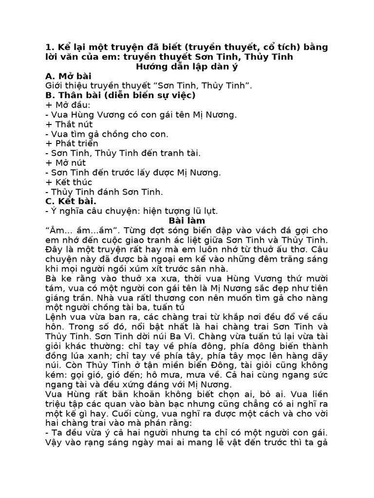 ke truyen thuyết | PDF