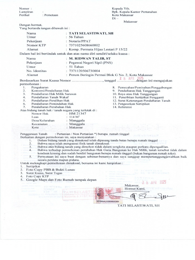 Berkas Pemetaan M Ridwan Talib | PDF