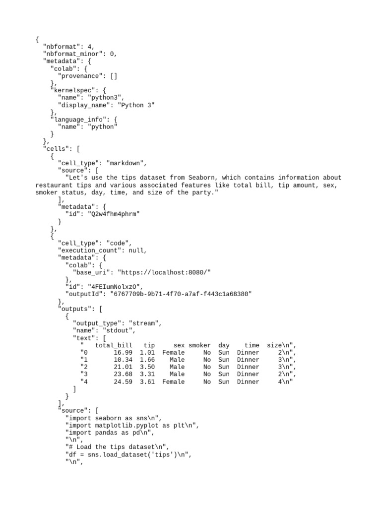 Seaborn Ipynb | PDF | Scatter Plot | Data Analysis