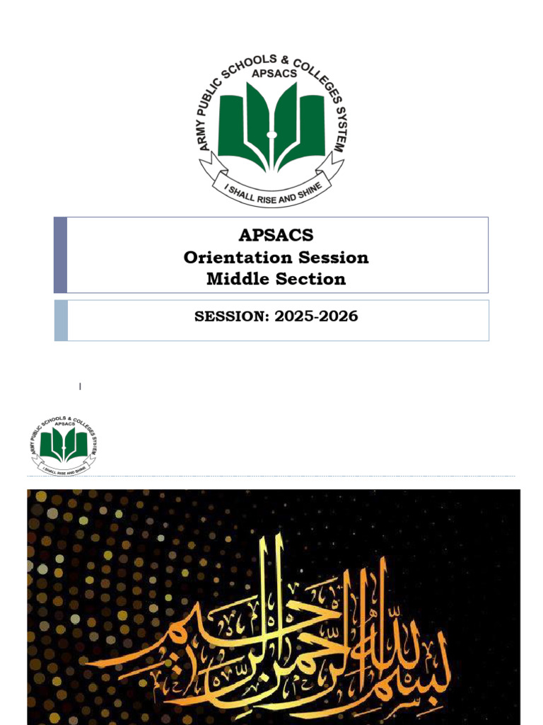 APSACS Orientation Day 25-26 (1) Baijowdwobkdwnkdnwnkd | PDF ...