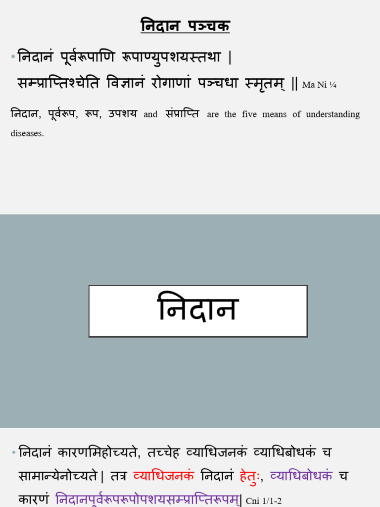 Nidana | PDF