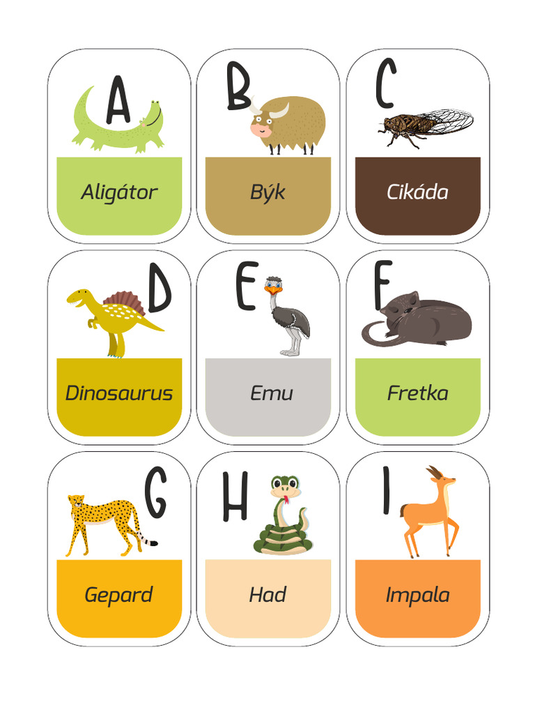 Zvieracia Abeceda | PDF