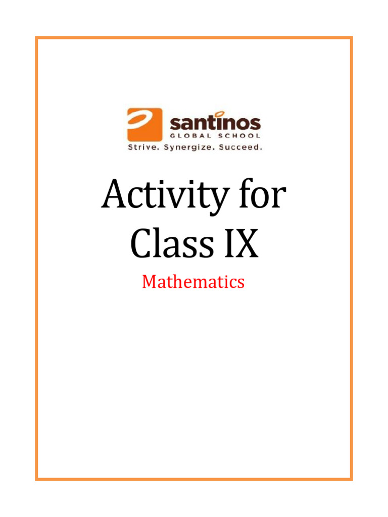 MATH PORTFOLIO For Grade 9 | PDF