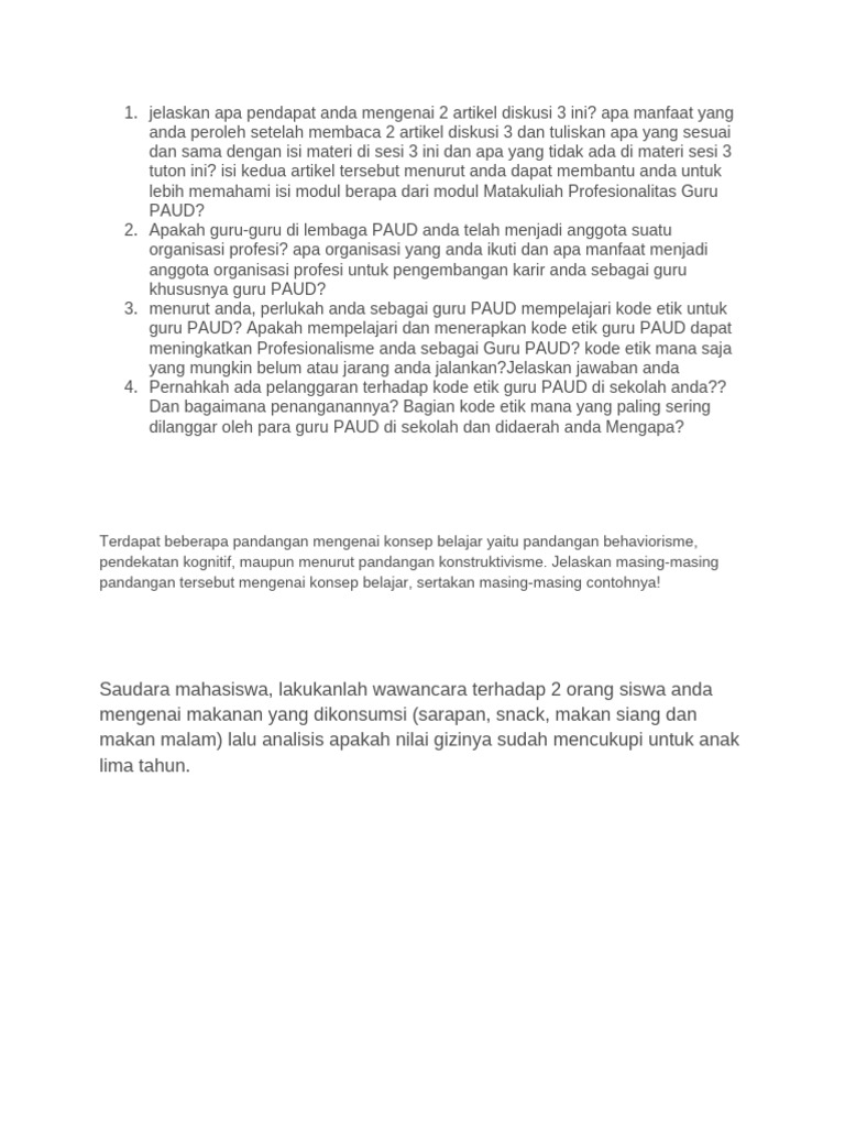 Diskusi 3 Soal | PDF