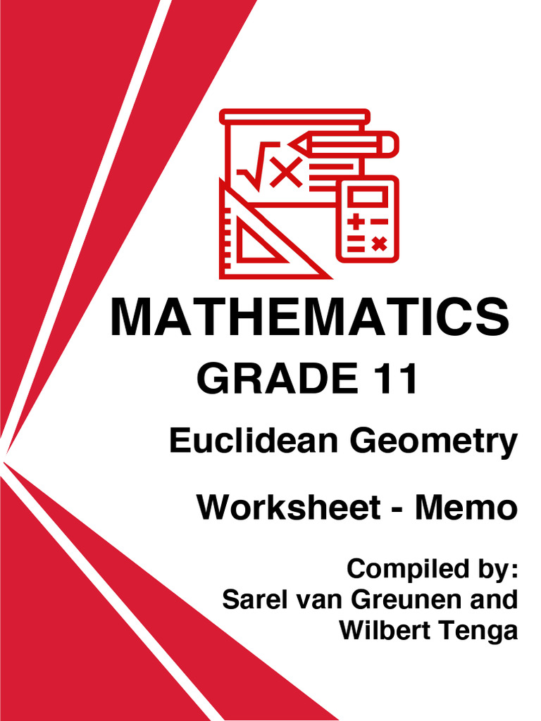 Maths GR 11 Euclidean Geometry Worksheet Memo | PDF