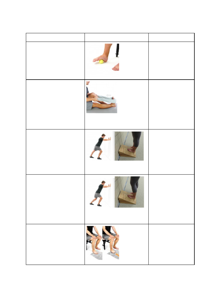 Shin Splints Rehab Exercises Guide | PDF