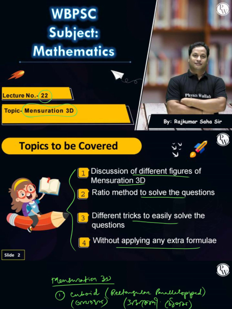 Mathematics 22 - Class Notes Maths | PDF