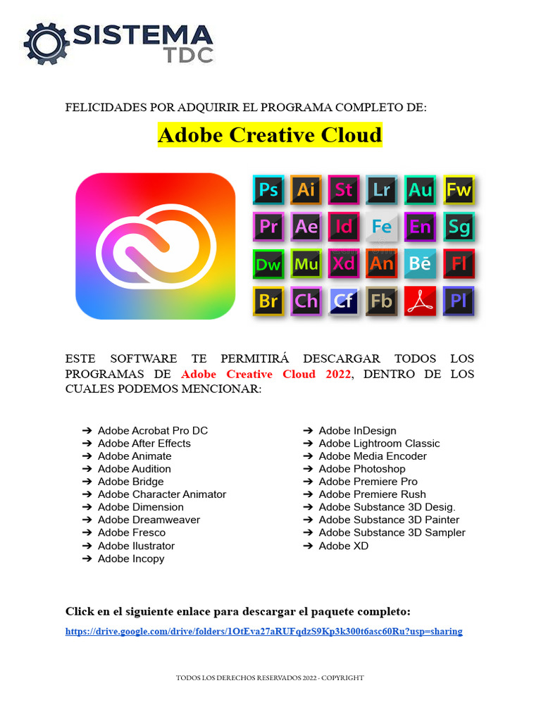 Bienvenido - Adobe Creative Cloud | PDF