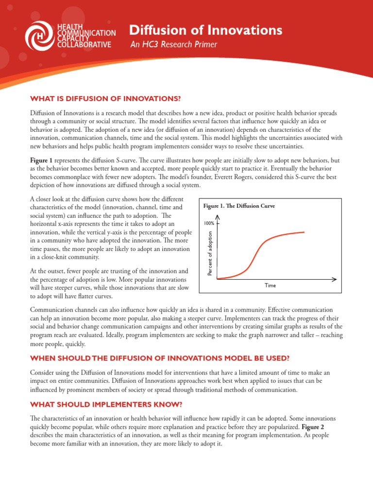 Understanding Diffusion of Innovations | PDF | Innovation | Hashtag
