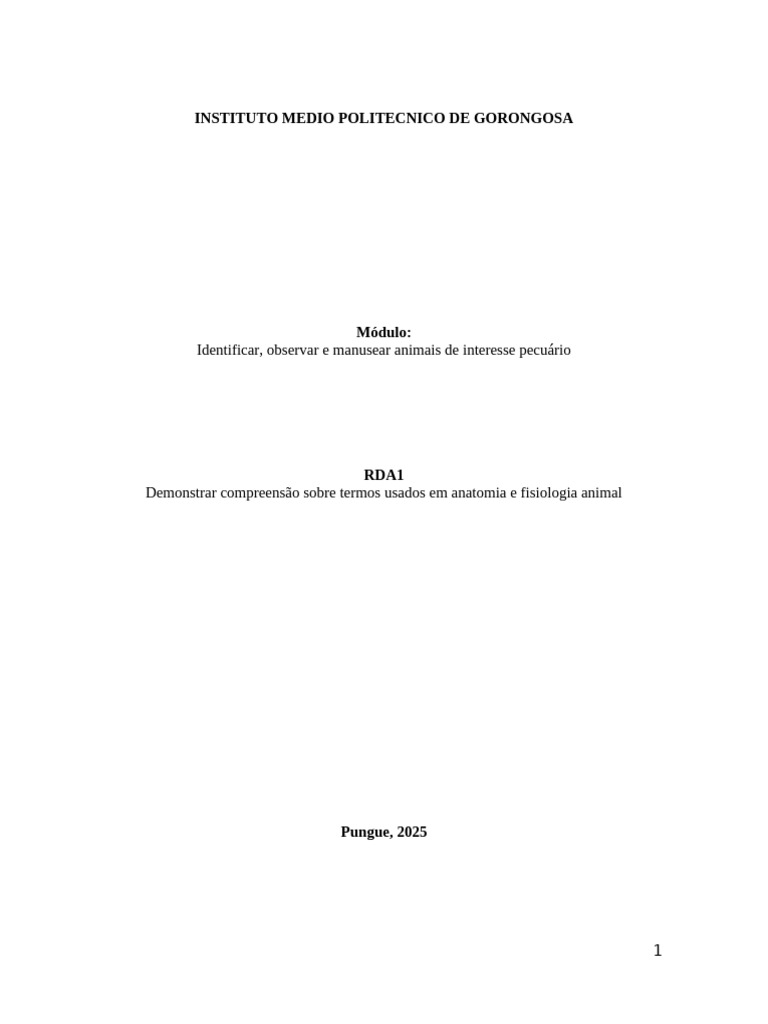 RDA1 Conteudo - Anatomia | PDF | Sistema linfático | Sistema circulatório