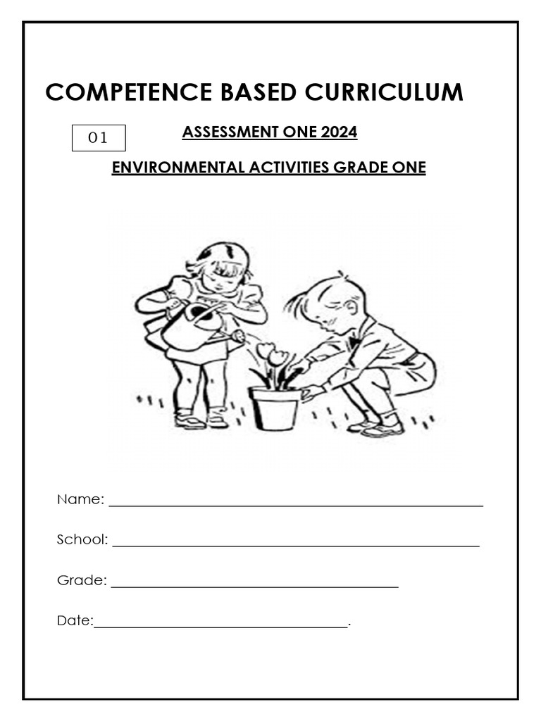 Grade 1 - Environmental Activities | PDF | Water | Sky