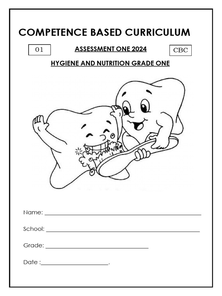 Grade 1 Hygiene Nutrition Pdf
