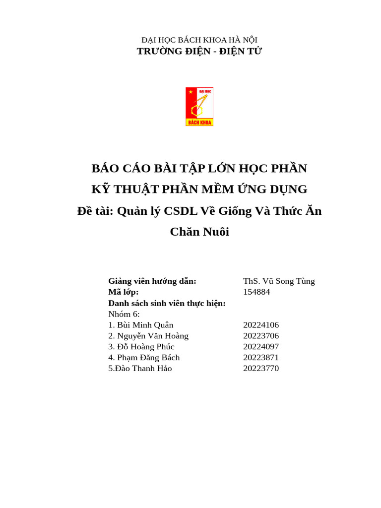 Báo Cáo BTN KTPM | PDF