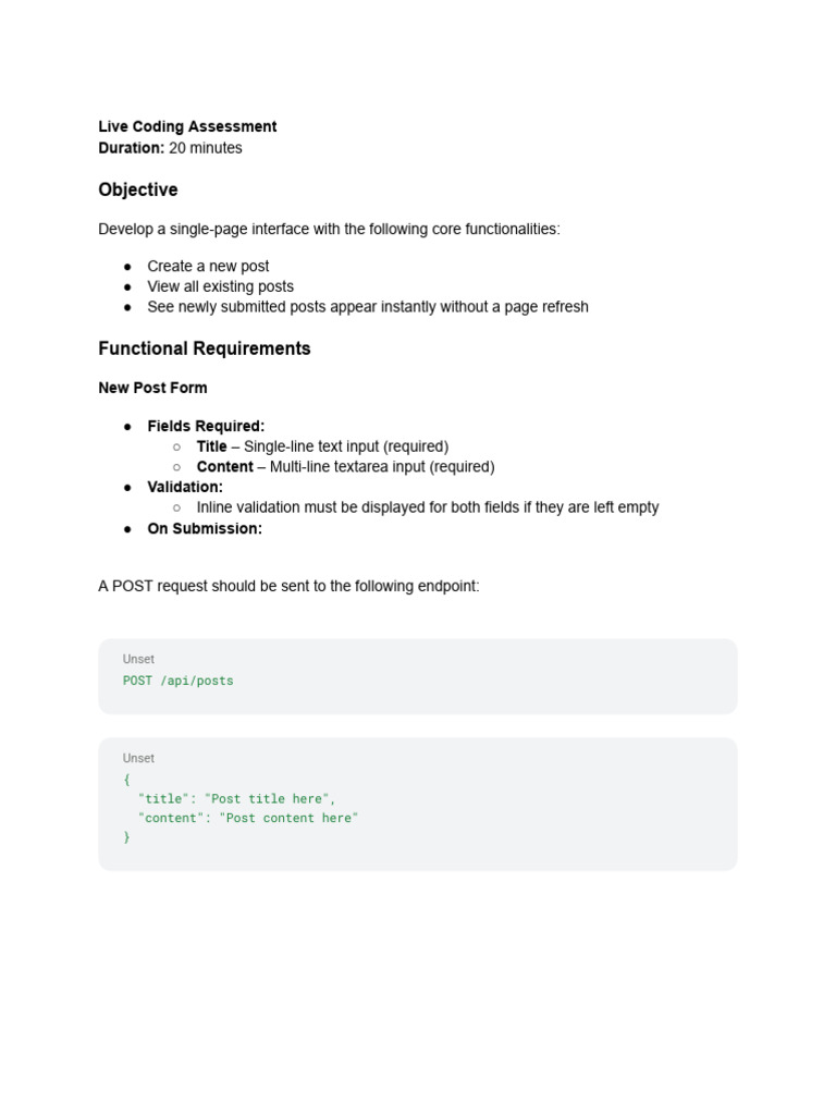 Nextjs Live Coding | PDF