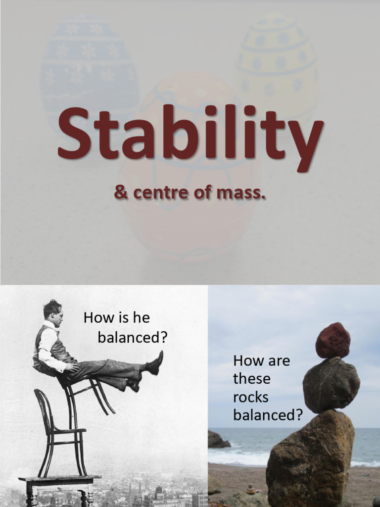 Stability Physics IGCSE Y10 | PDF | Center Of Mass | Mass