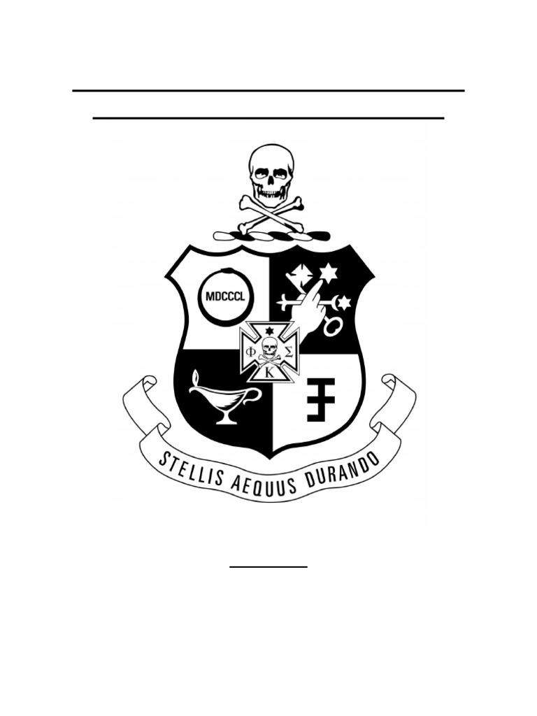 Phi Kappa Sigma Constitution Overview | PDF | Fraternities And ...