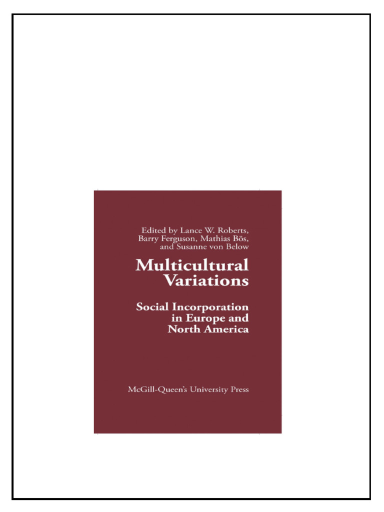 2627055Multicultural Variations Social Incorporation In Europe And ...