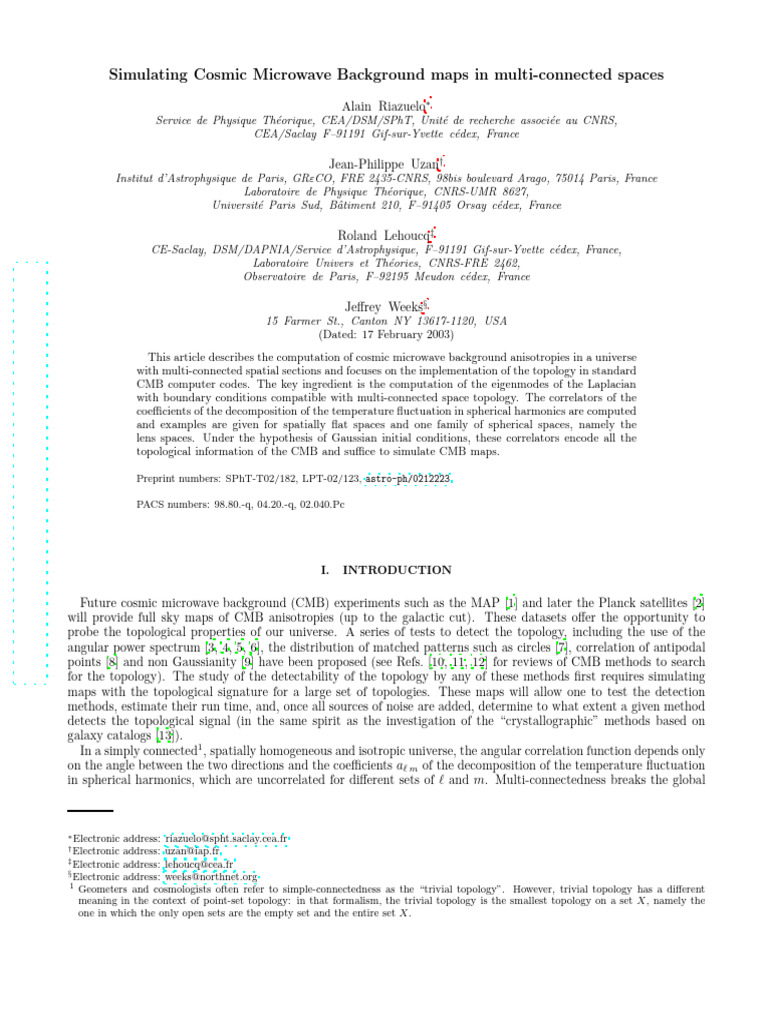 Simulating Cosmic Microwave Background Maps in Multi-Connected Spaces ...