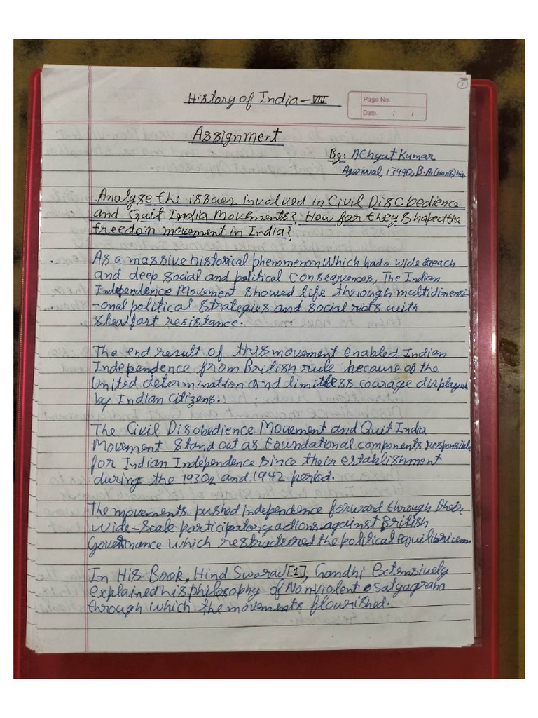 Assignment 01 by Achyut Kumar Agarwal | PDF