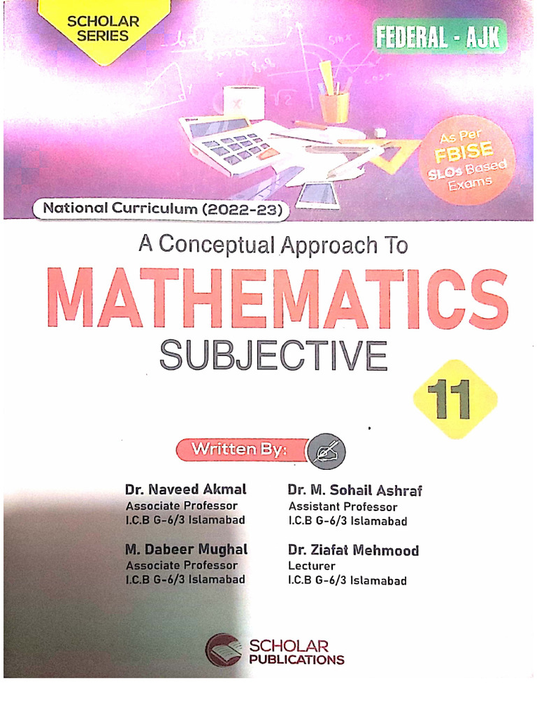 Scholar Math 11 NBF | PDF