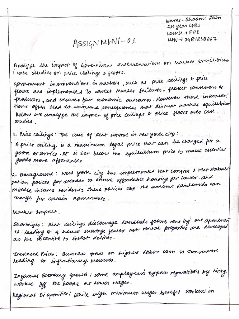 Bhoomi Jain Foe Assignment | PDF