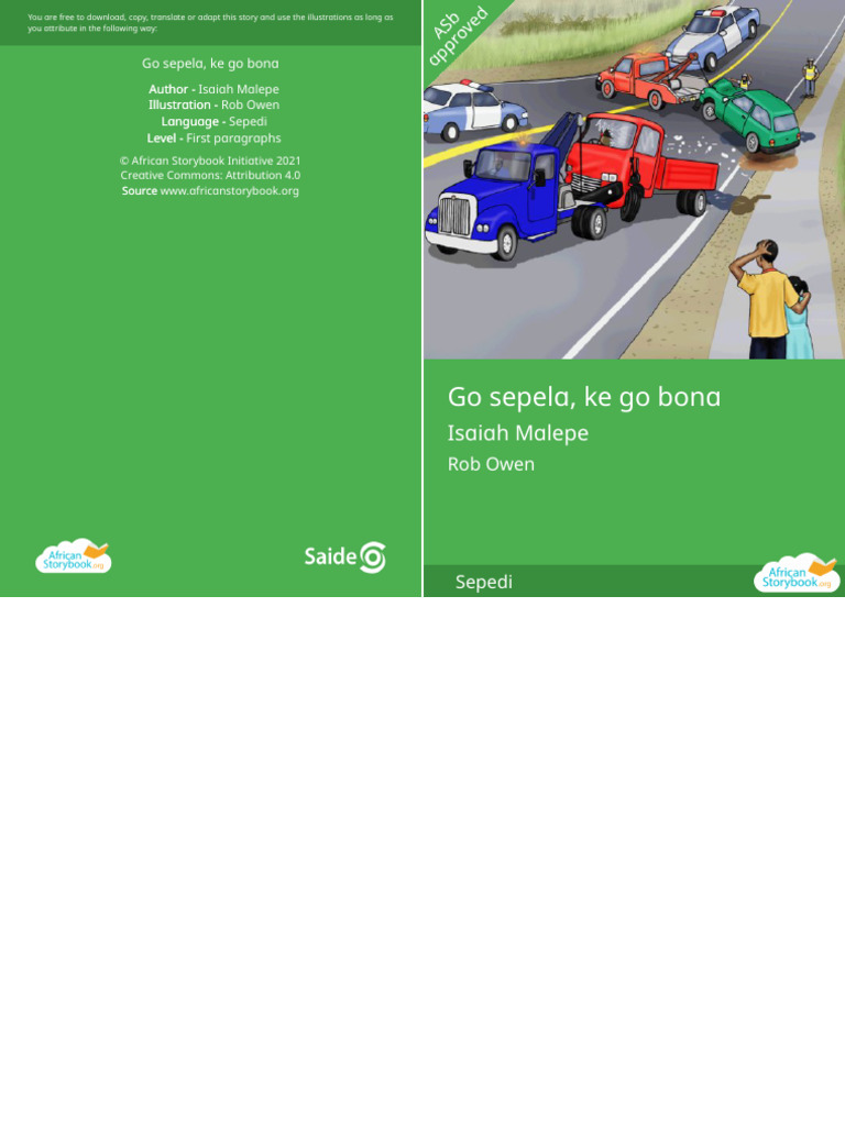 Sepedi Fable: Go Sepela, Ke Go Bona | PDF