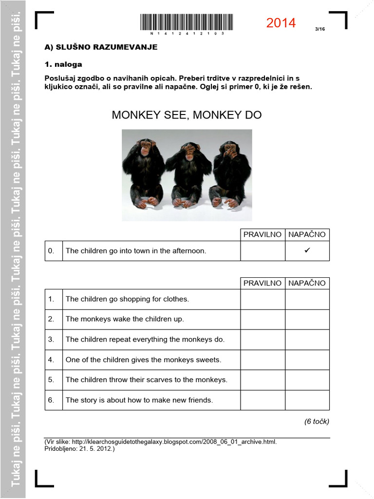 Monkey See, Monkey Do | PDF | Meal
