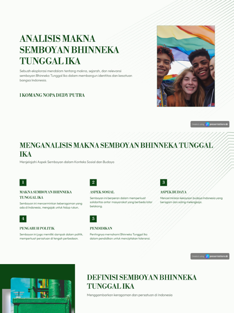 Analisis Makna Semboyan Bhinneka Tunggal Ika | PDF