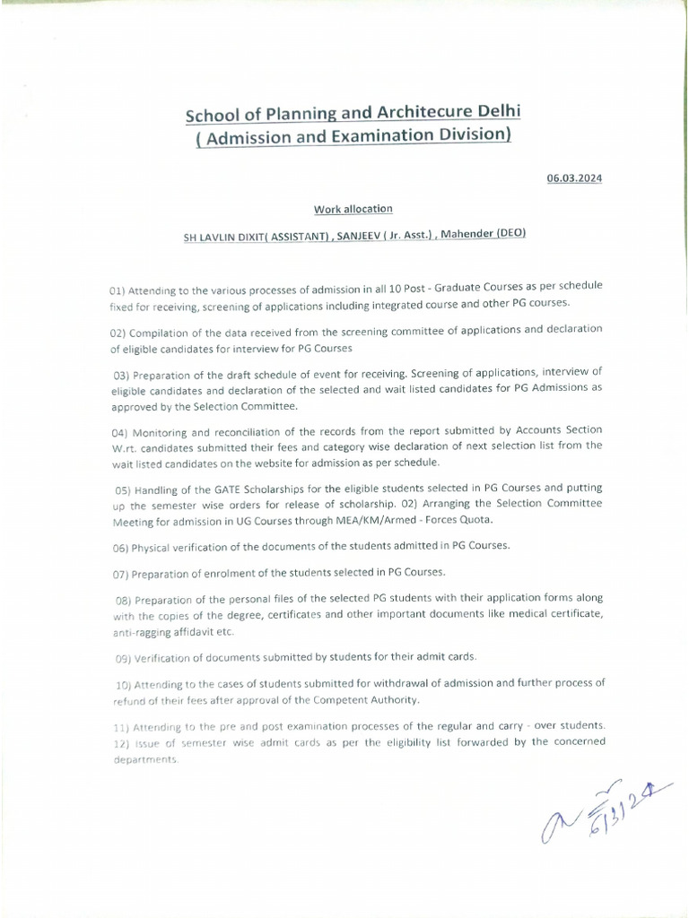 Work Allocate | PDF