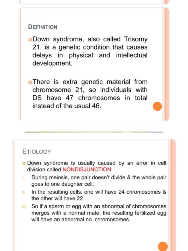 Down Syndrome | PDF