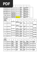 Time Table 2024-25 | PDF