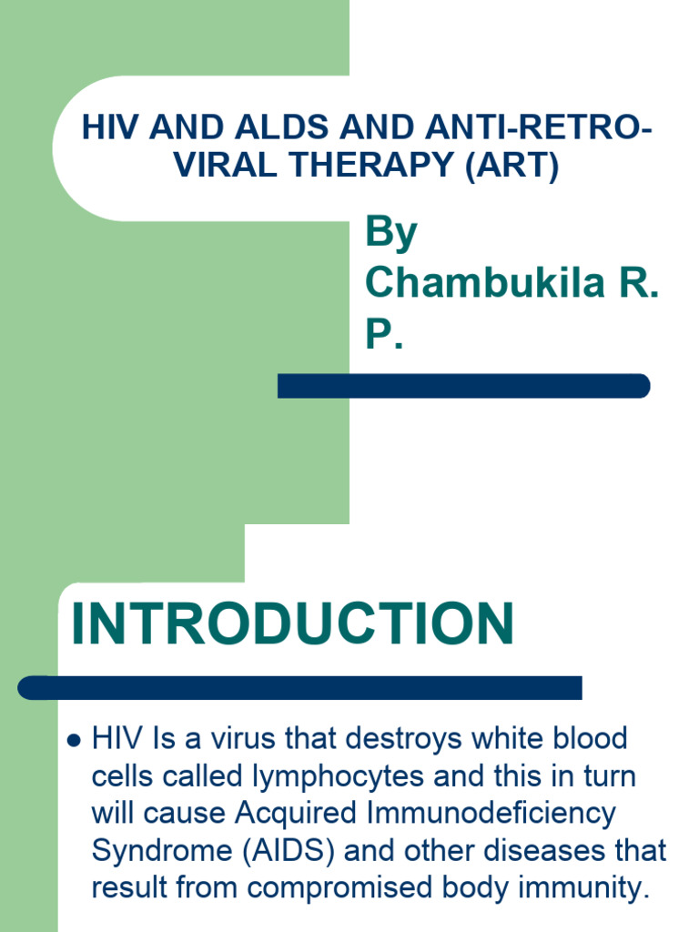 Hiv and Alds and Antiretroviral Therapy | PDF | Hiv | Hiv/Aids