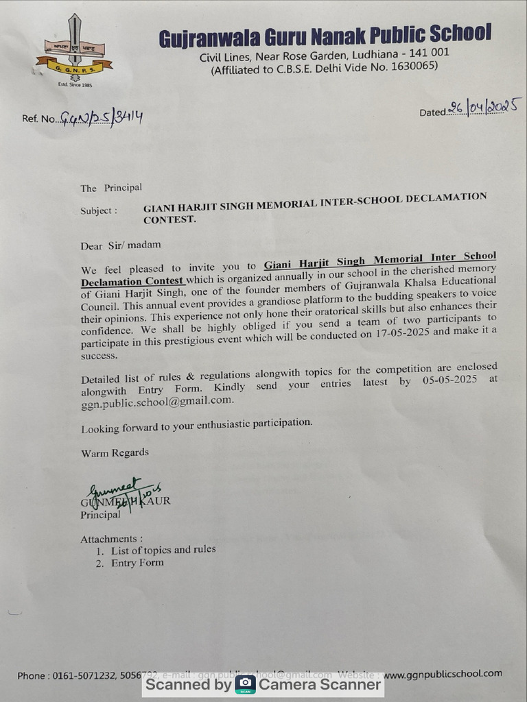 Declamation Contest | PDF