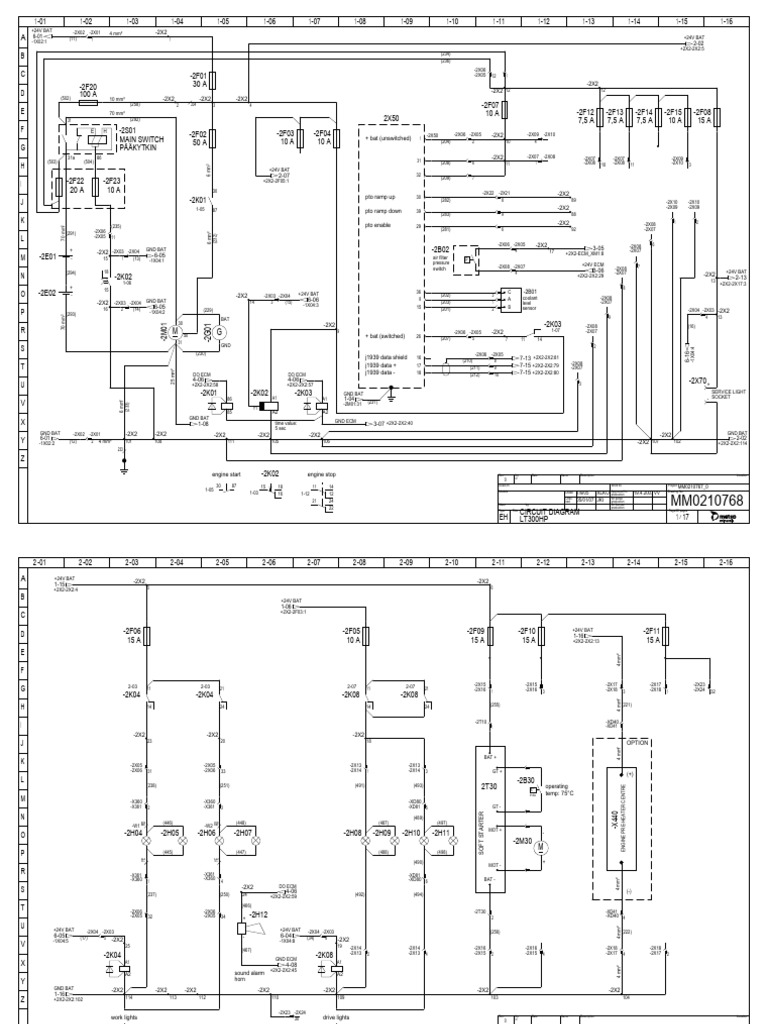 LT300HP Circuit Diagram Overview | PDF | Electrical Engineering