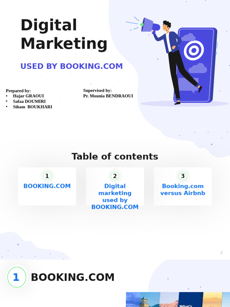 Digital Marketing Used by BOOKING - VF | PDF | Computing | Business