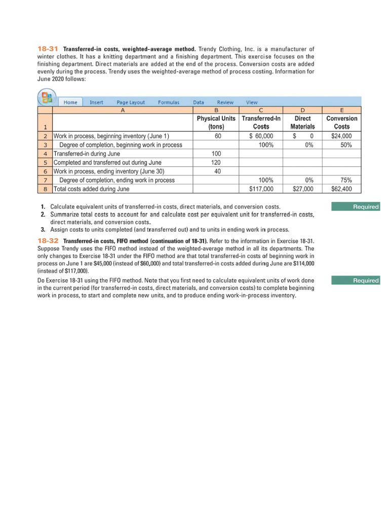 ACCT3121 - Ch18 Assignment | PDF